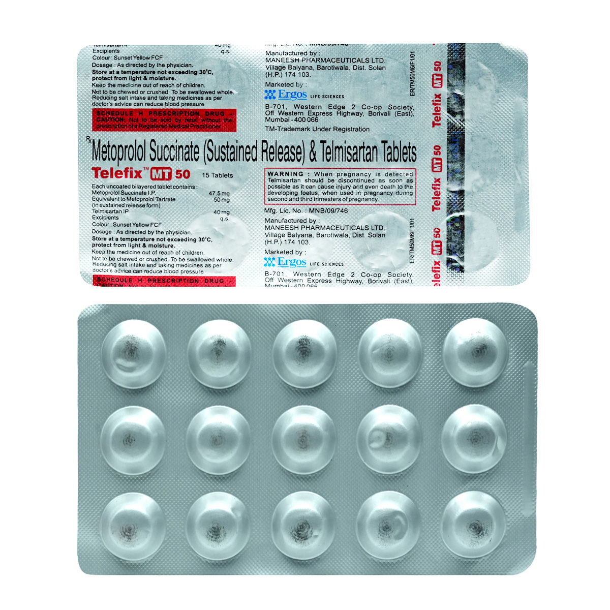 Telefix MT Tablet 15's Price, Uses, Side Effects, Composition - Apollo ...