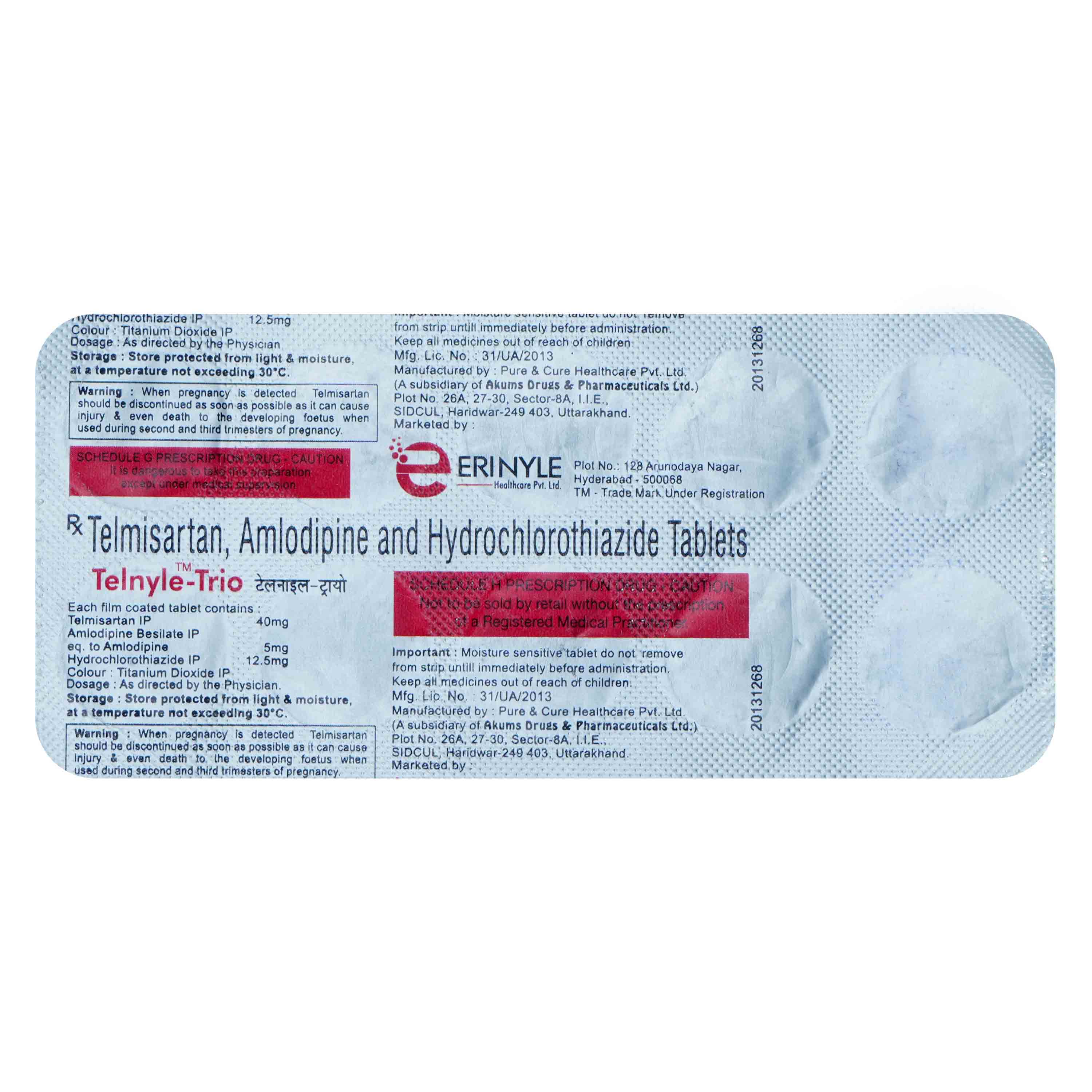 Telnyle-Trio Tablet | Uses, Side Effects, Price | Apollo Pharmacy