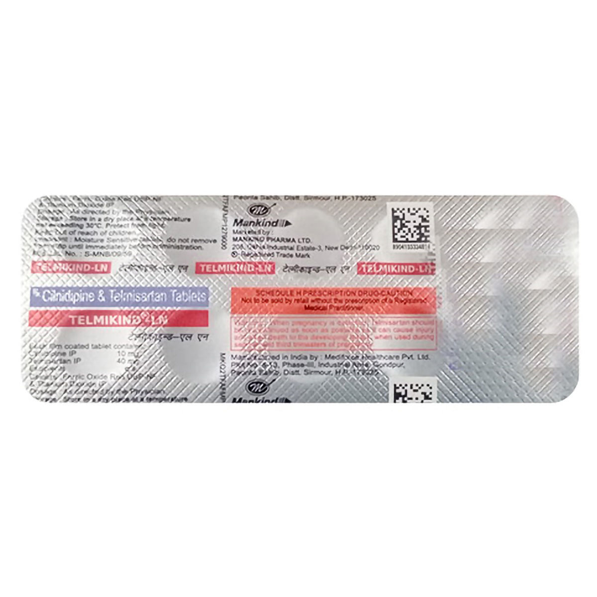 Telmikind-LN 10/40 Tablet | Uses, Side Effects, Price | Apollo Pharmacy