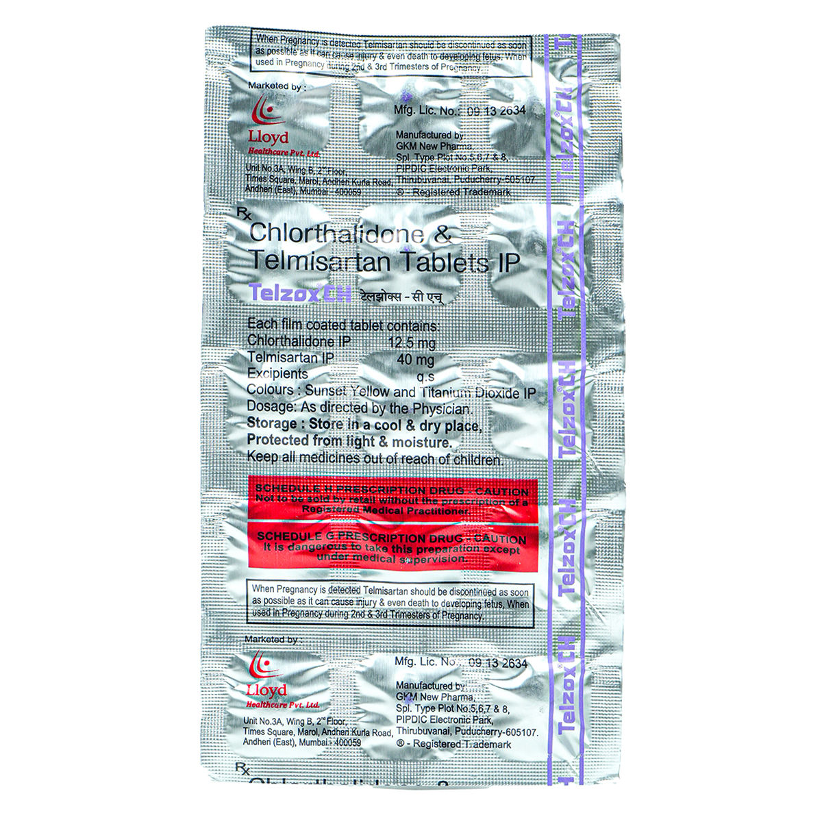 Telzox CH Tablet 15's Price, Uses, Side Effects, Composition - Apollo ...