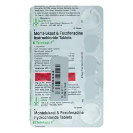 Telekast F Tablet | Uses, Side Effects, Price | Apollo Pharmacy