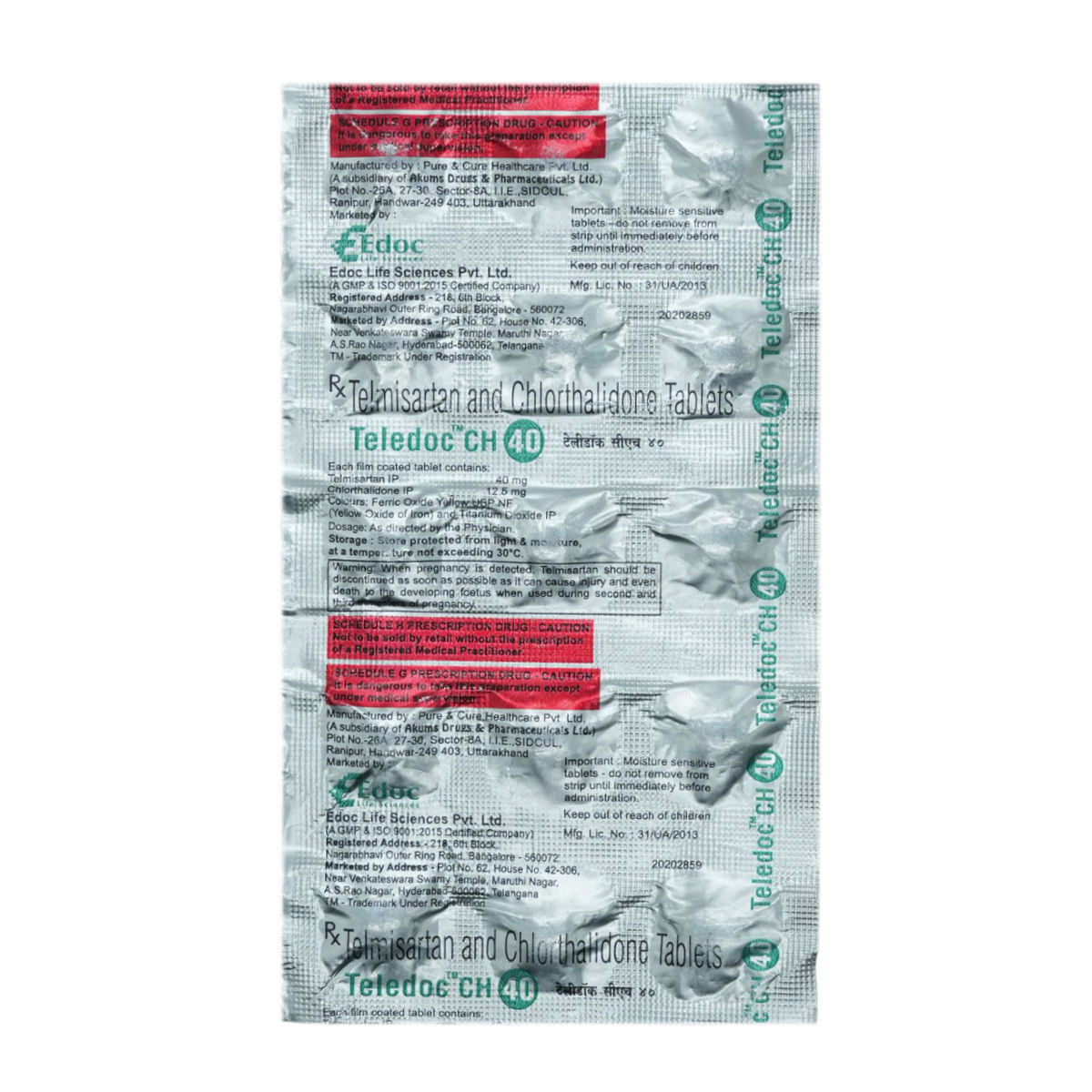 Teledoc CH 40 Tablet 15's Price, Uses, Side Effects, Composition ...