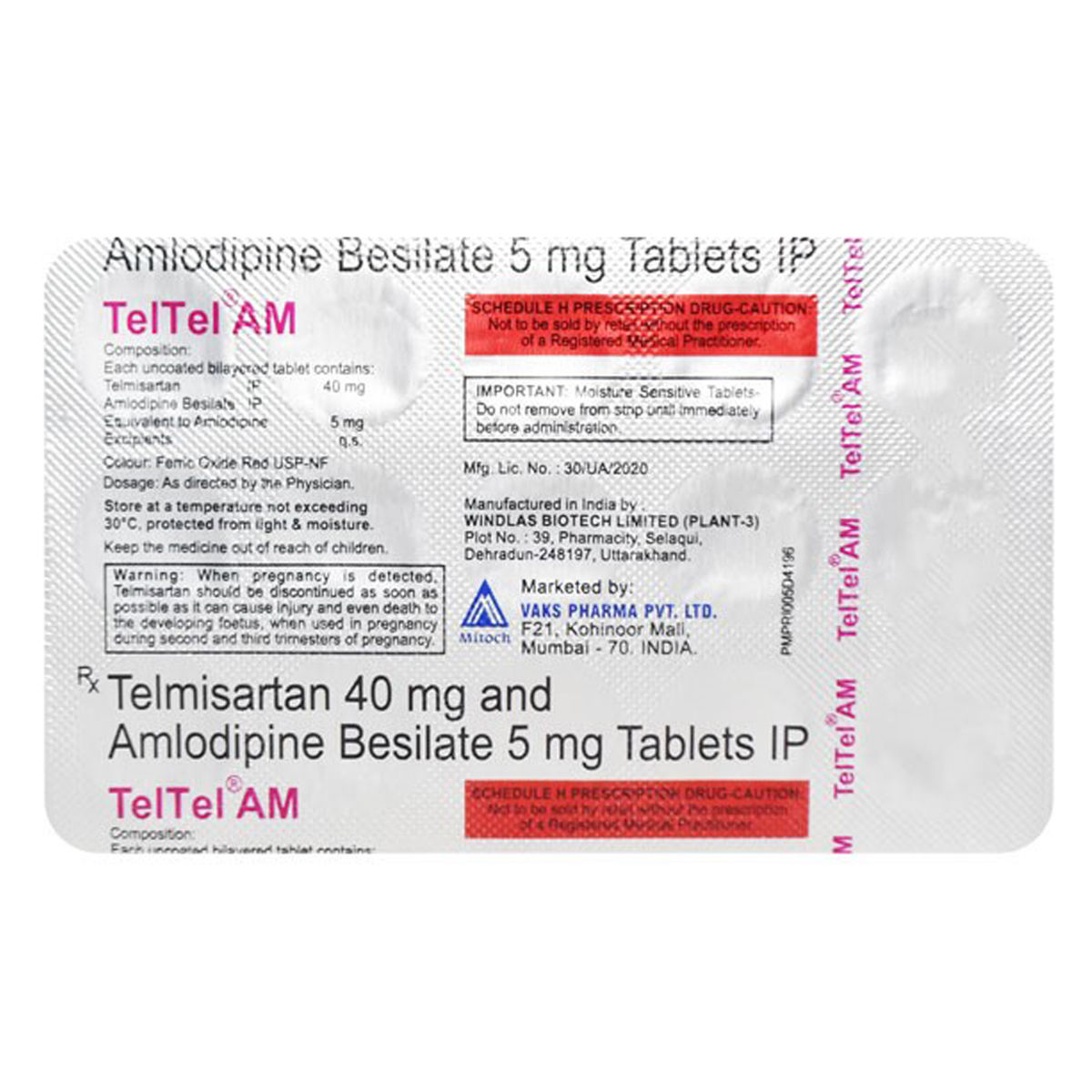 Teltel AM Tablet | Uses, Side Effects, Price | Apollo Pharmacy