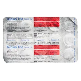 Telplus Trio Tablet | Uses, Side Effects, Price | Apollo Pharmacy