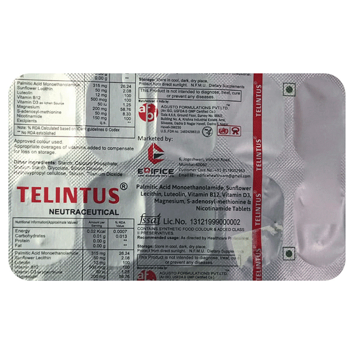 Telintus Tablet | Uses, Side Effects, Price | Apollo Pharmacy