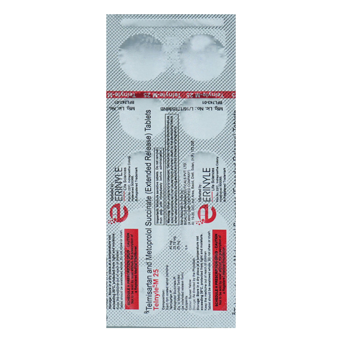 Telnyle-M 25 Tablet | Uses, Side Effects, Price | Apollo Pharmacy