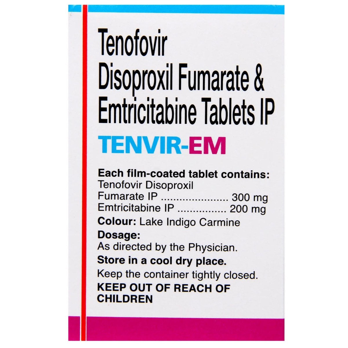 Tenvir-EM Tablet 30's Price, Uses, Side Effects, Composition - Apollo ...