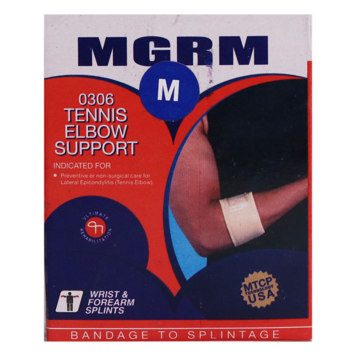 Mgrm Tennis Elbow Support 0306 Medium, 1 Count Price, Uses, Side ...