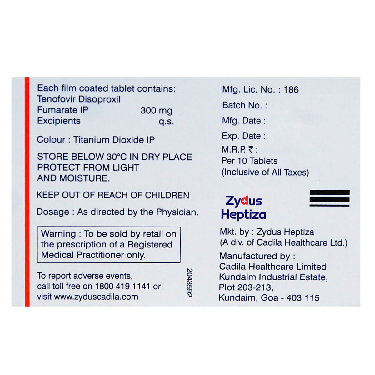 Tenohep Tablet 10's Price, Uses, Side Effects, Composition - Apollo ...