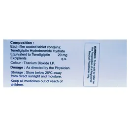 Tenlimac 20 Tablet | Uses, Side Effects, Price | Apollo Pharmacy