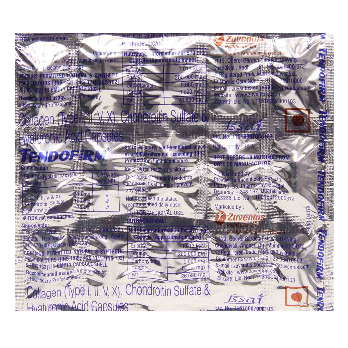 Tendofirm Capsule | Uses, Side Effects, Price | Apollo Pharmacy