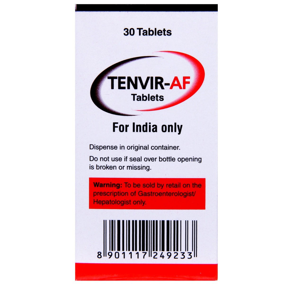 TENVIR AF 25MG TABLET 30'S Price, Uses, Side Effects, Composition ...