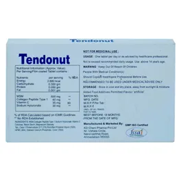 Tendonut Tablet | Uses, Side Effects, Price | Apollo Pharmacy