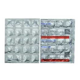 Teniva 20 Tablet | Uses, Side Effects, Price | Apollo Pharmacy