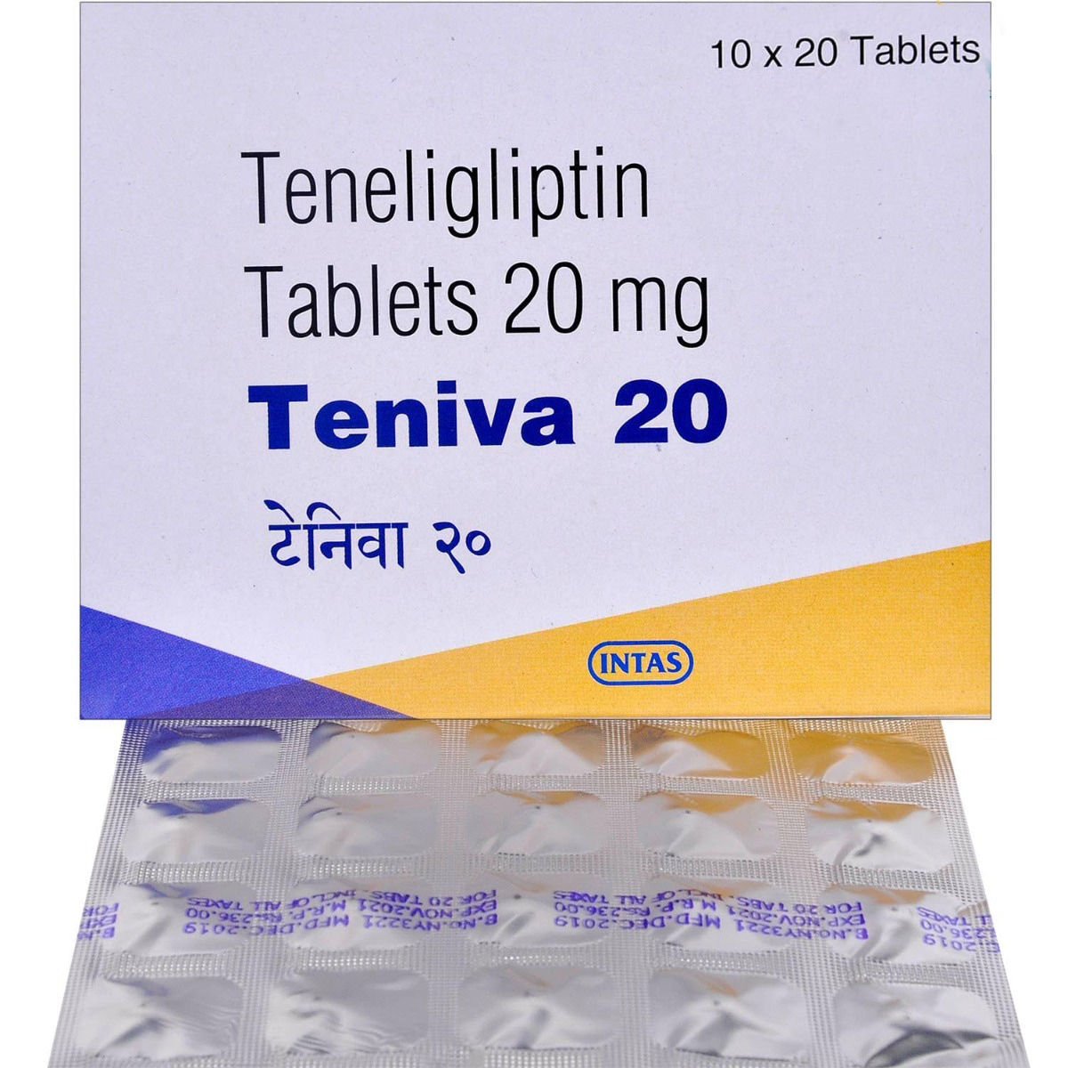 Teniva 20 Tablet 20's Price, Uses, Side Effects, Composition - Apollo ...