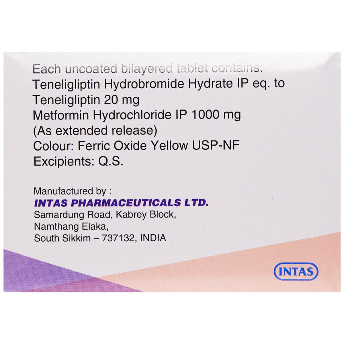 Teniva-M Forte Tablet 20's Price, Uses, Side Effects, Composition ...