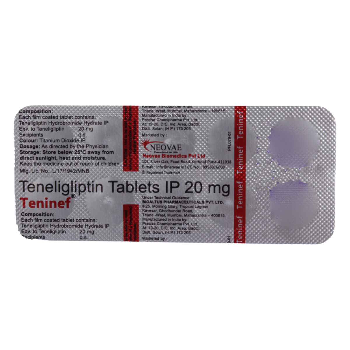 Teninef 20 Tablet 10's Price, Uses, Side Effects, Composition - Apollo ...