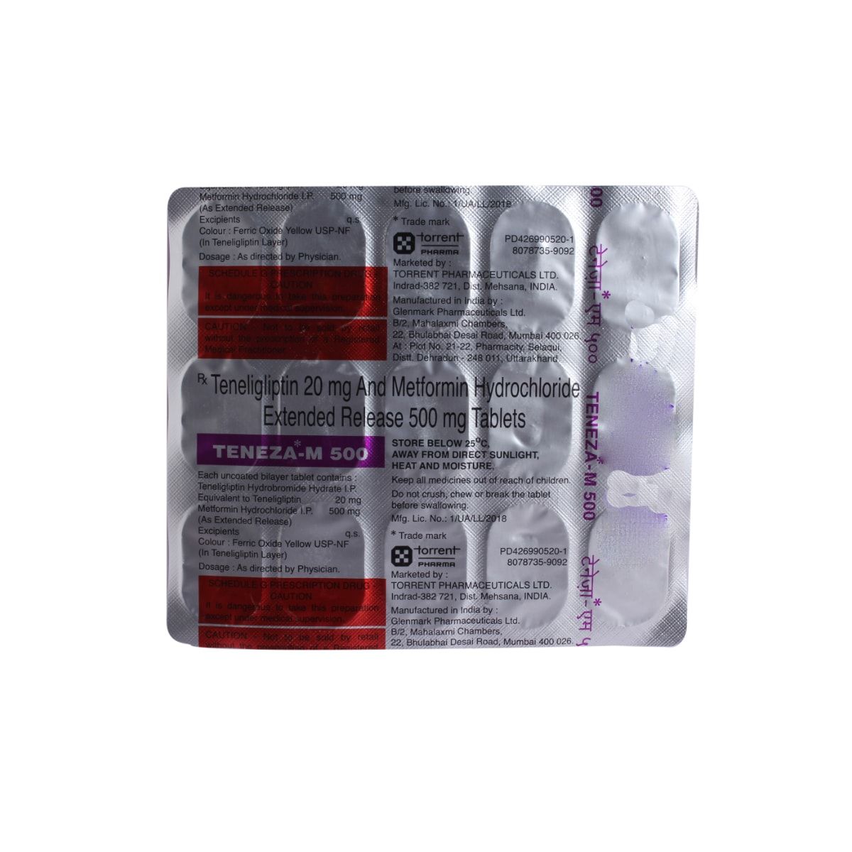 Teneza-M 500 Tablet 15's Price, Uses, Side Effects, Composition ...