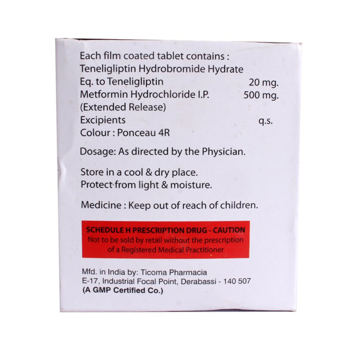 TENIGLY-M 20/500 TABLETS 10'S Price, Uses, Side Effects, Composition ...