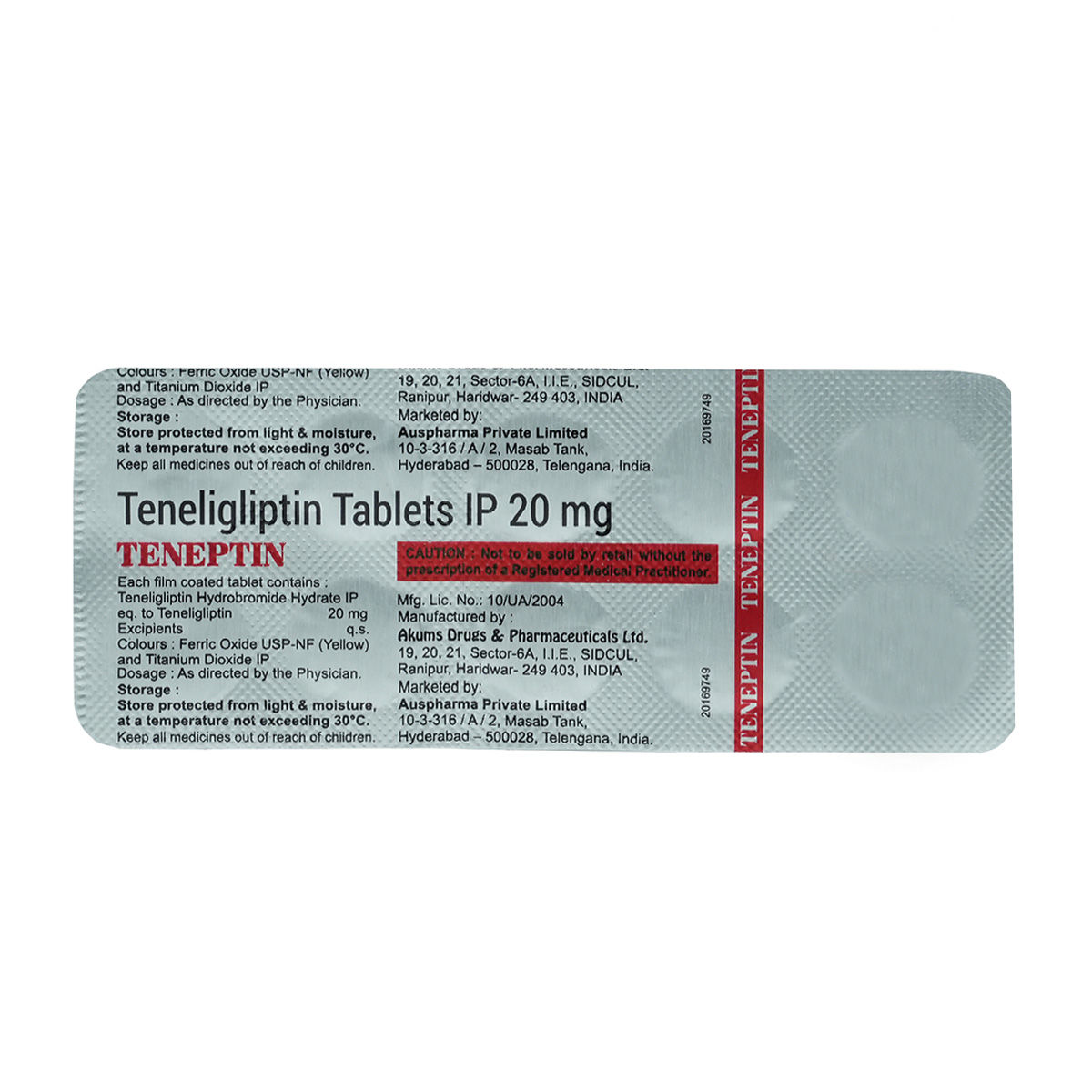 Teneptin Tablet | Uses, Side Effects, Price | Apollo Pharmacy