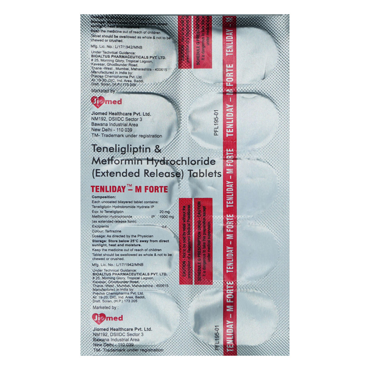 Tenliday-M Forte Tablet | Uses, Side Effects, Price | Apollo Pharmacy