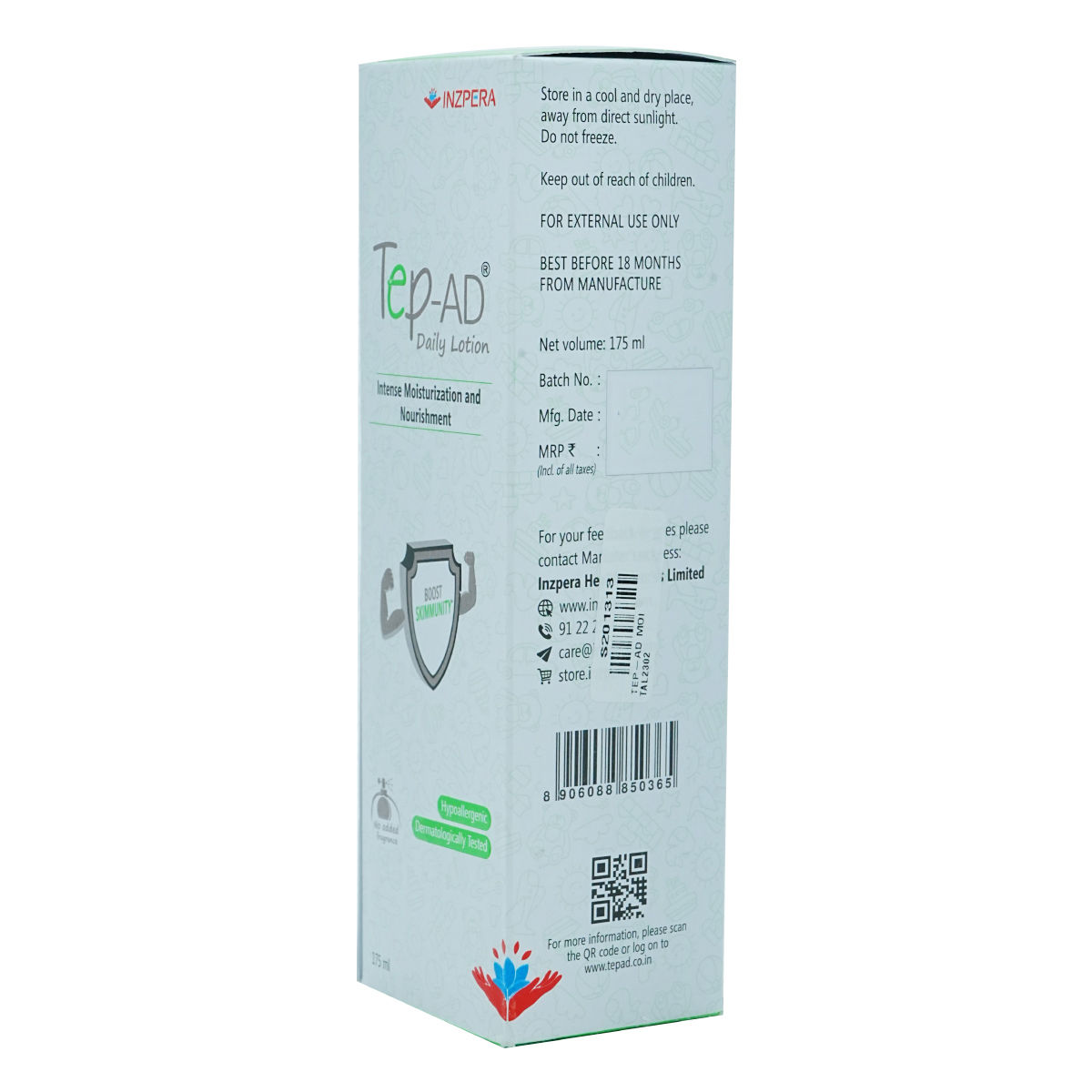 Tep-Ad Moist Lotion 175 ml Price, Uses, Side Effects, Composition ...