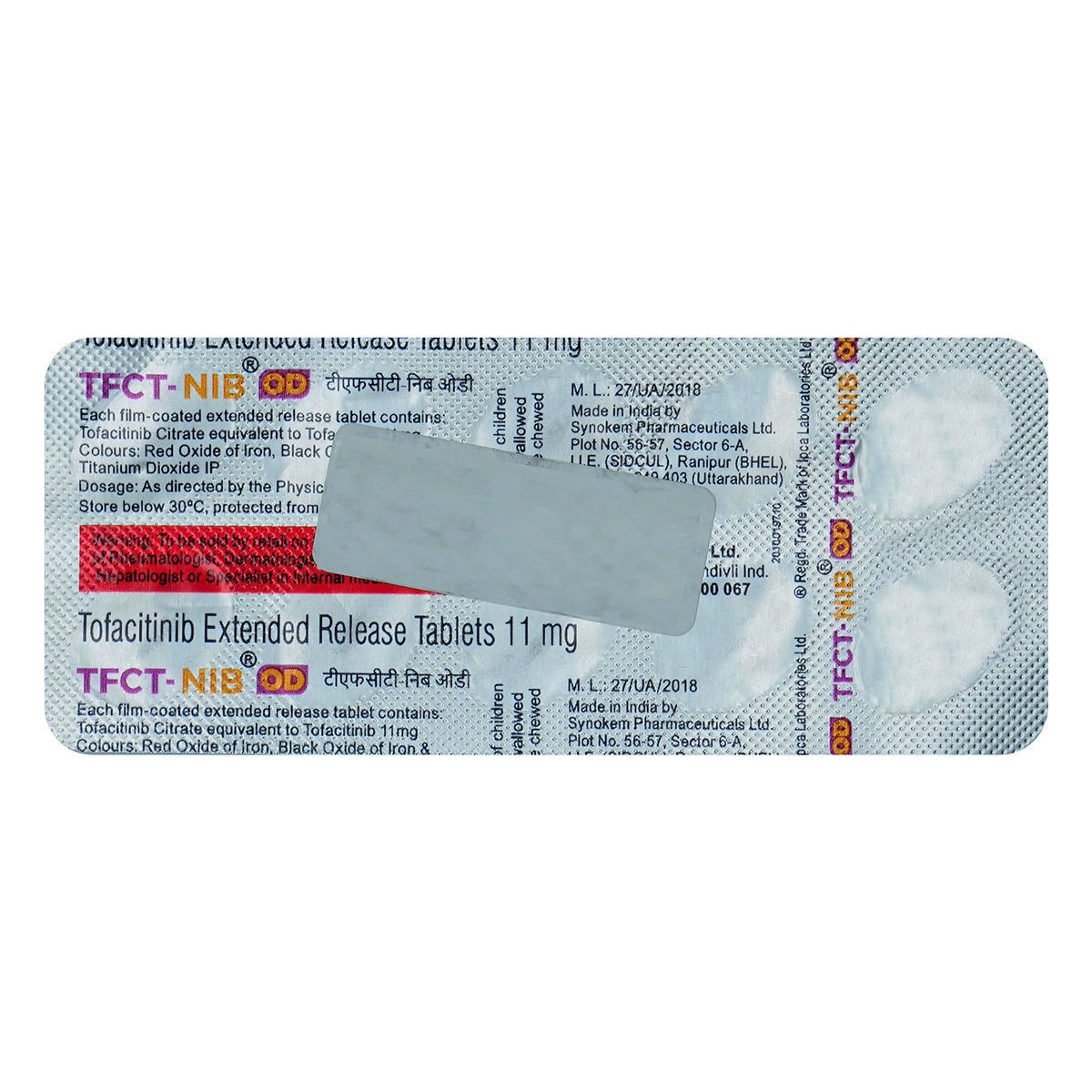 Tfct-Nib OD 11 Tablet | Uses, Side Effects, Price | Apollo Pharmacy