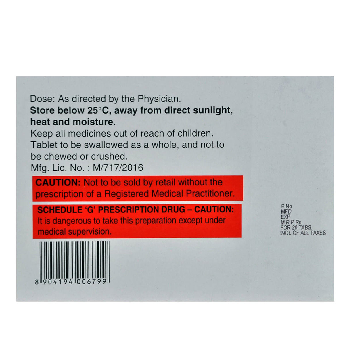 T Glip-M 1000 Tablet 20's Price, Uses, Side Effects, Composition ...