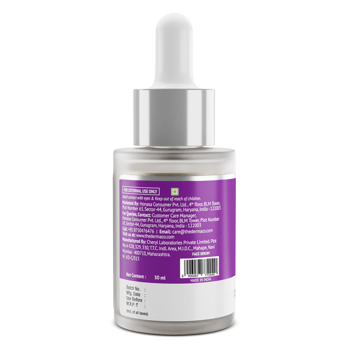 The Derma Co 10% Niacinamide Face Serum, 30 ml Price, Uses, Side ...