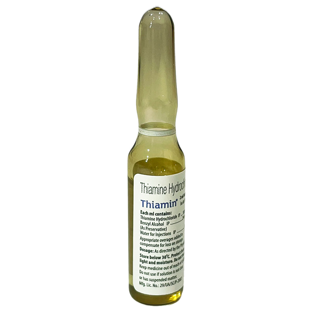 Thiamin Injection 2 ml | Uses, Side Effects, Price | Apollo Pharmacy