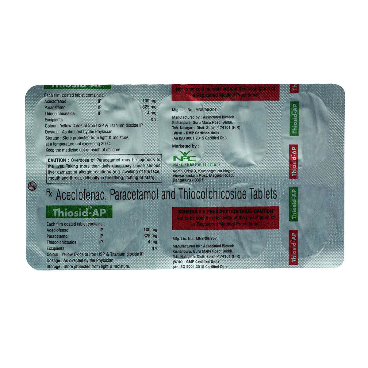 Thiosid AP Tablet | Uses, Side Effects, Price | Apollo Pharmacy