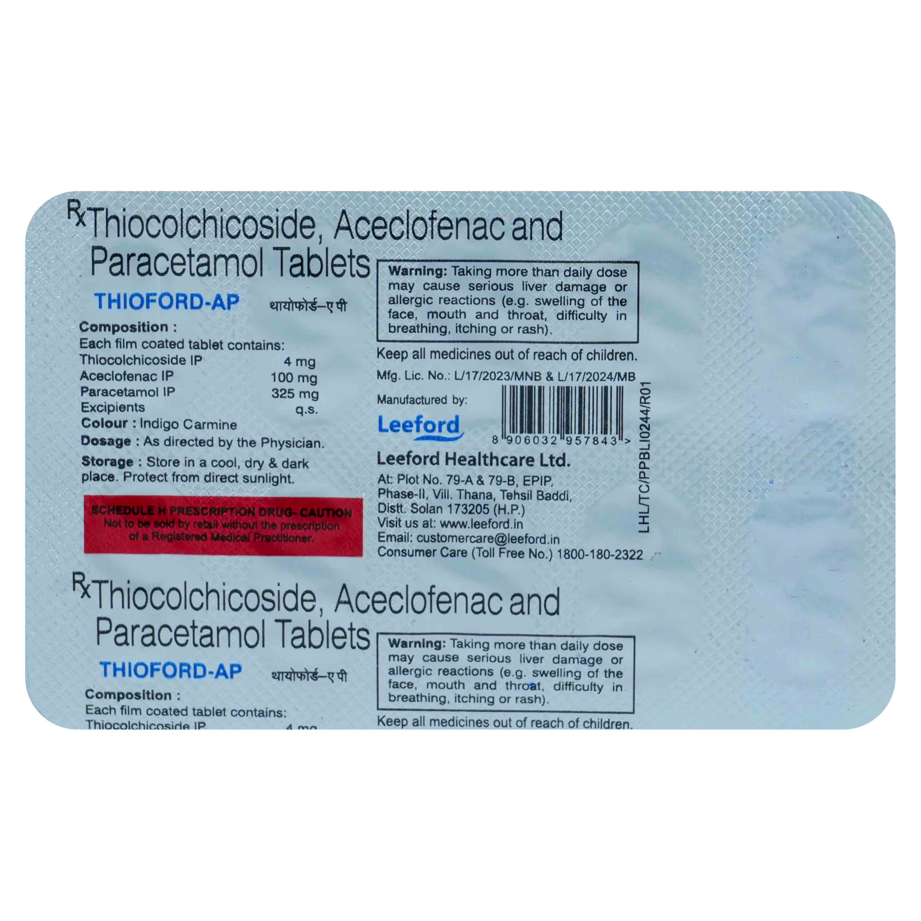 Thioford-AP Tablet | Uses, Side Effects, Price | Apollo Pharmacy