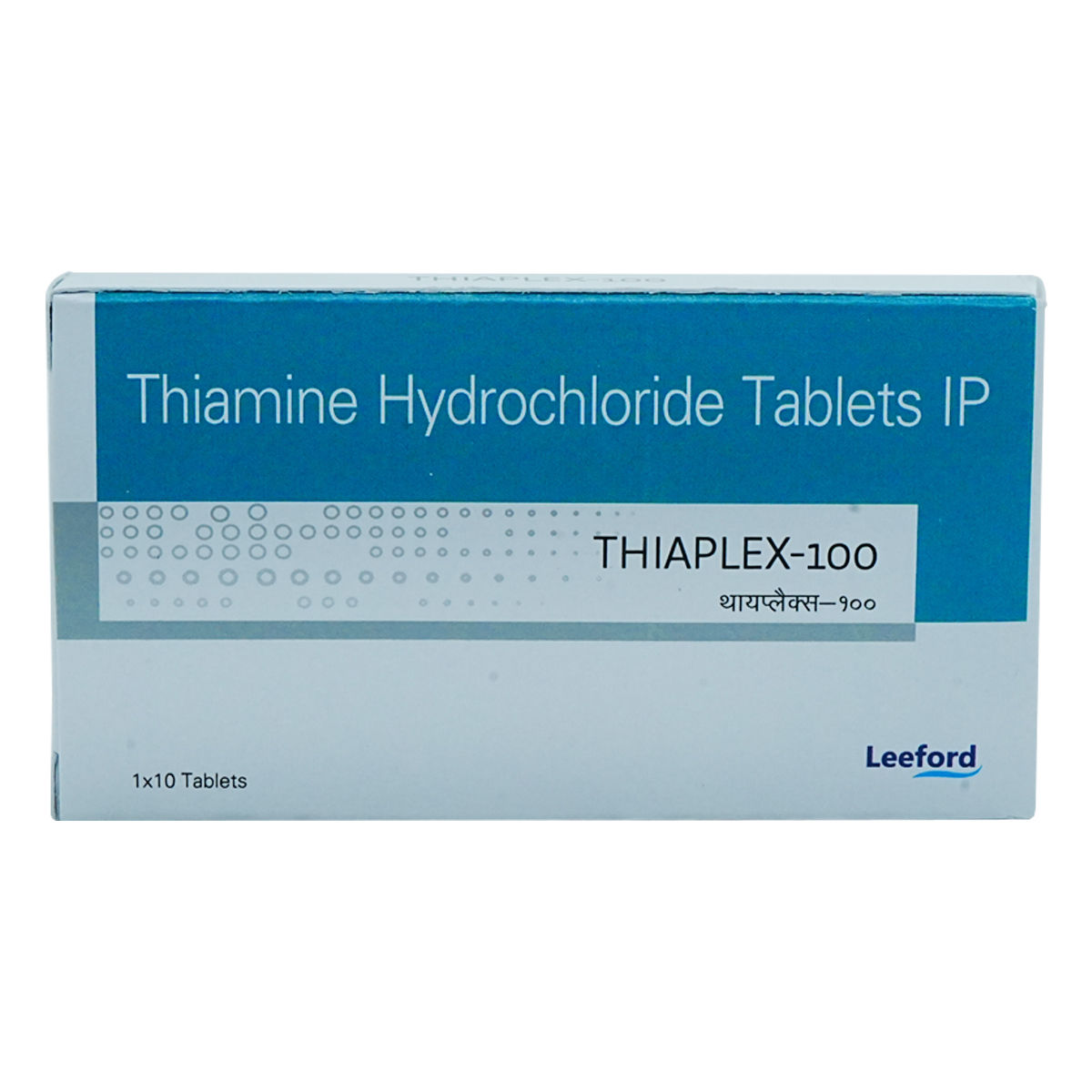 Thiaplex-100 Tablet 10's Price, Uses, Side Effects, Composition ...