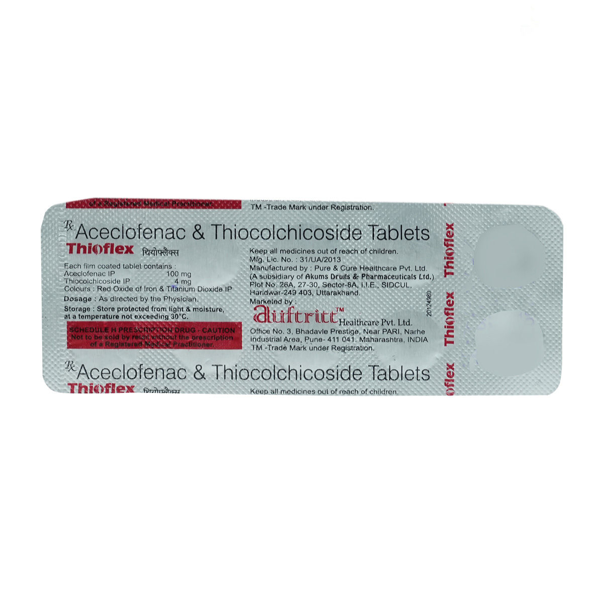 Thioflex Tablet 10's Price, Uses, Side Effects, Composition - Apollo ...