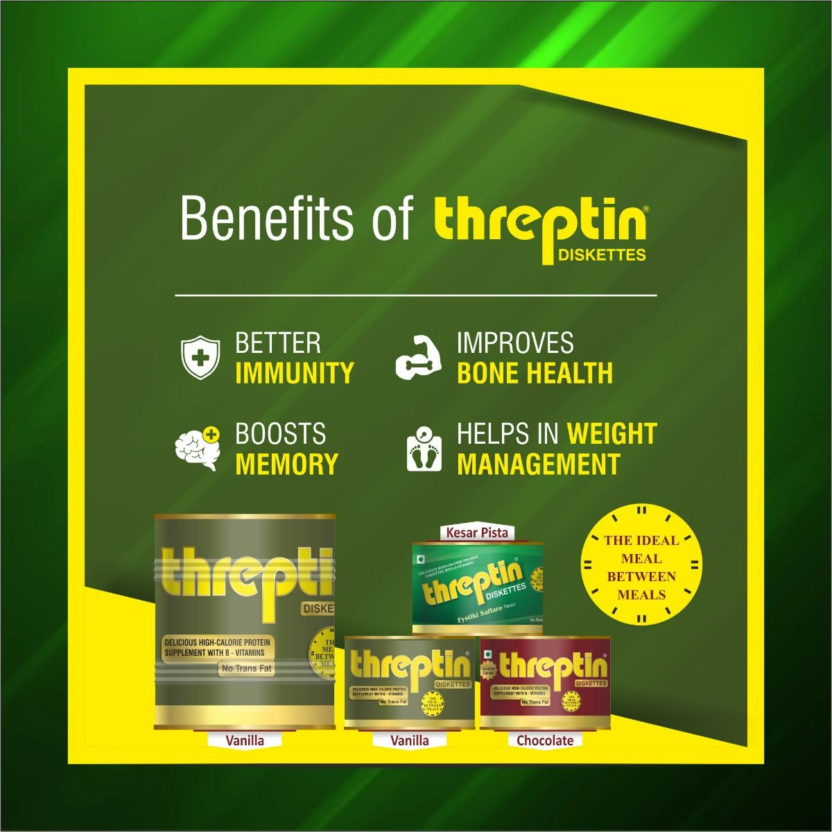 Threptin Vanilla Flavour Diskettes, 275 gm Price, Uses, Side Effects ...