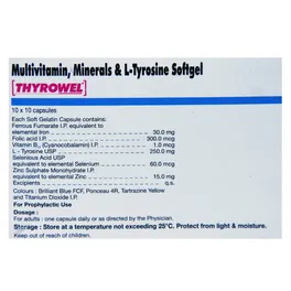 Thyrowel Capsule | Uses, Side Effects, Price | Apollo Pharmacy