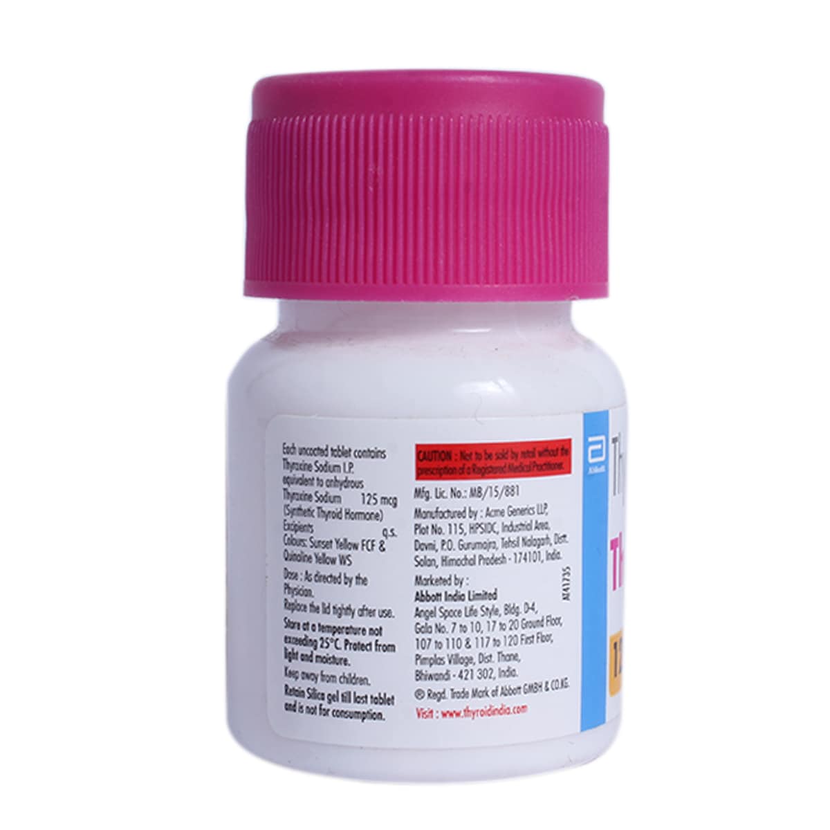 Thyronorm 125mcg Tablet | Uses, Side Effects, Price | Apollo Pharmacy