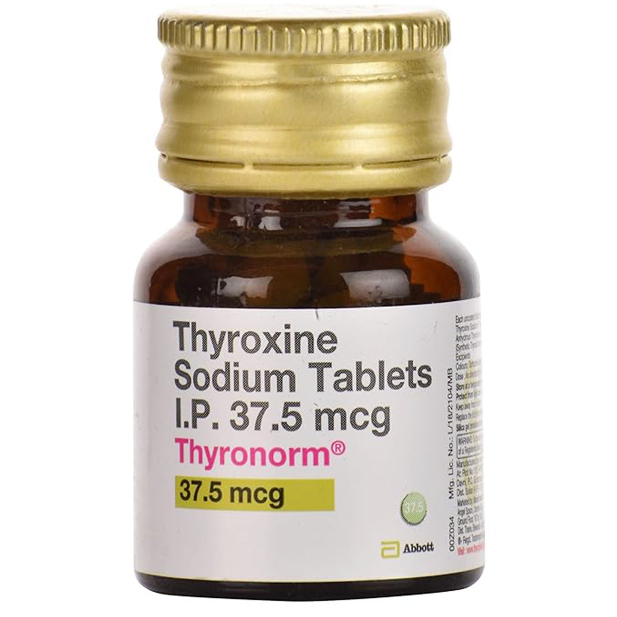 Thyronorm 37.5 mcg Tablet | Uses, Side Effects, Price | Apollo Pharmacy