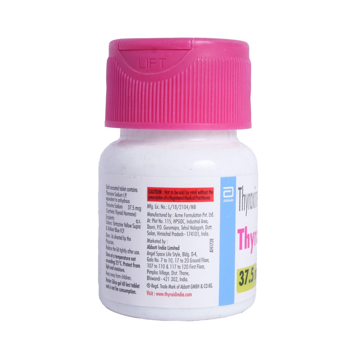 Thyronorm 37.5mcg Tablet 120's Price, Uses, Side Effects, Composition ...