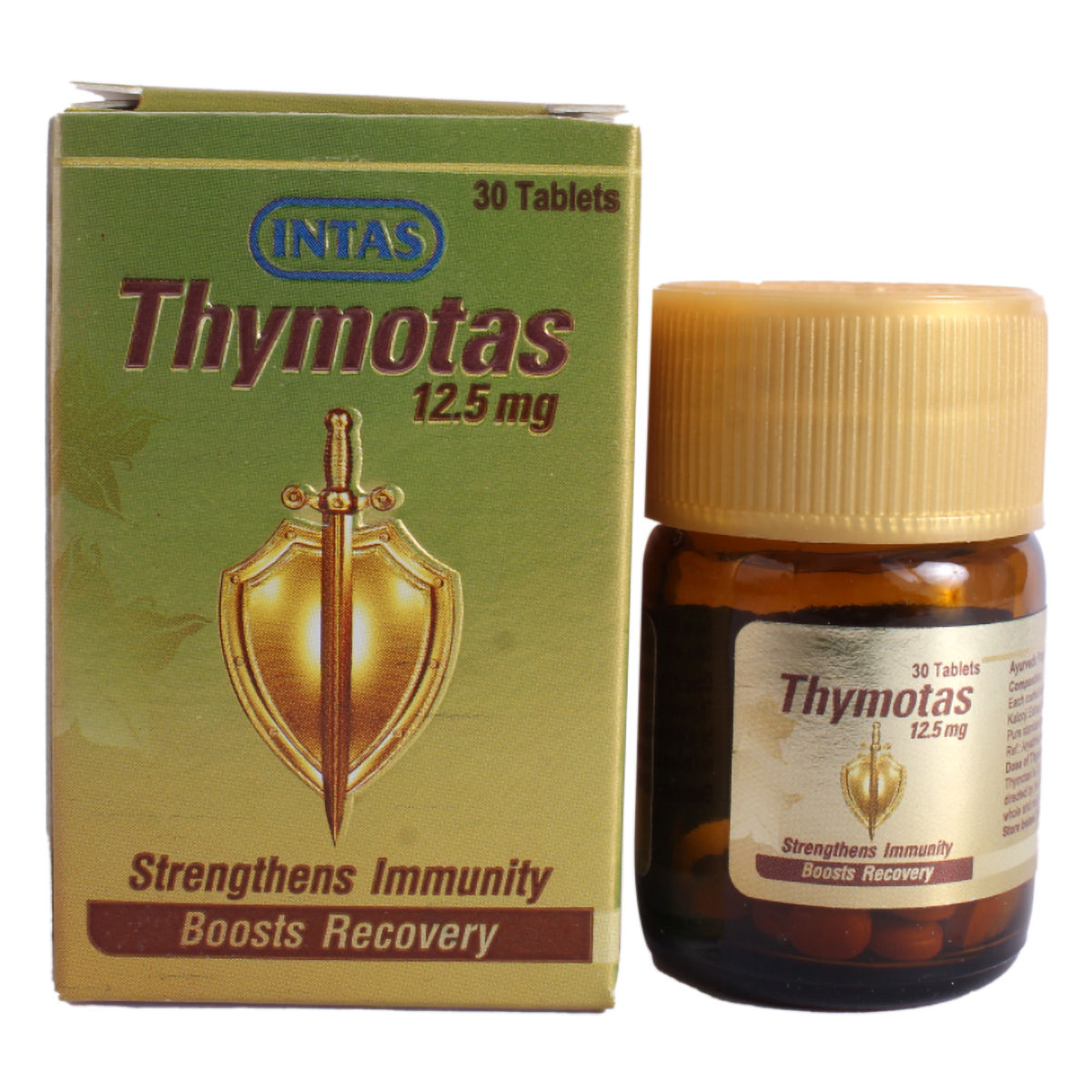 Buy Intas Thymotas 12.5Mg, 30 Tablets | 19 Minutes Delivery | Apollo ...