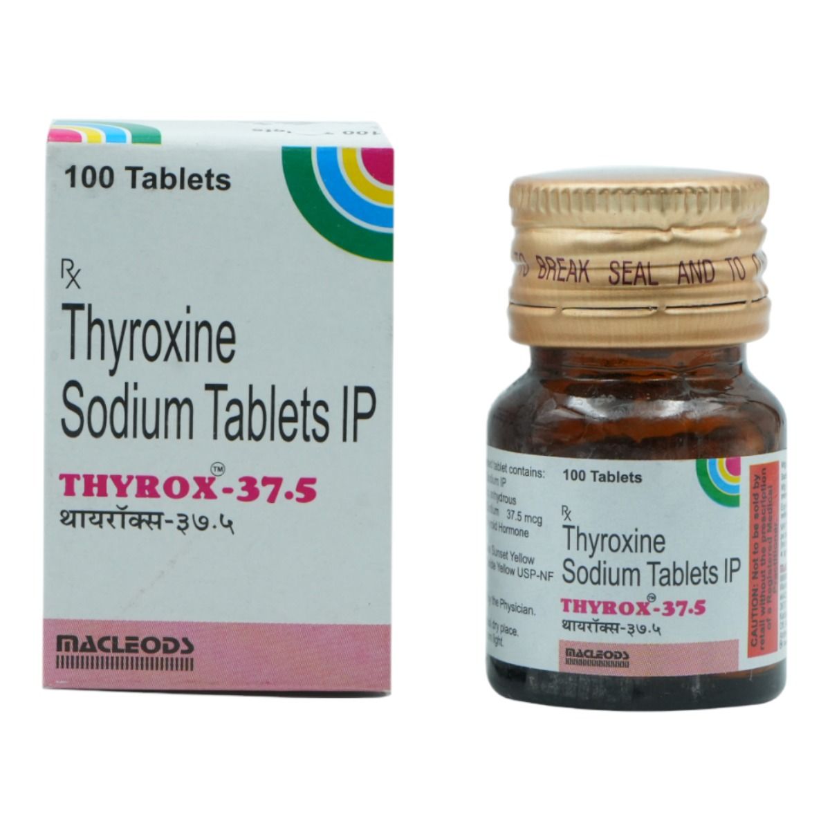 Thyrox 37.5mcg Tablet 100's Price, Uses, Side Effects, Composition ...