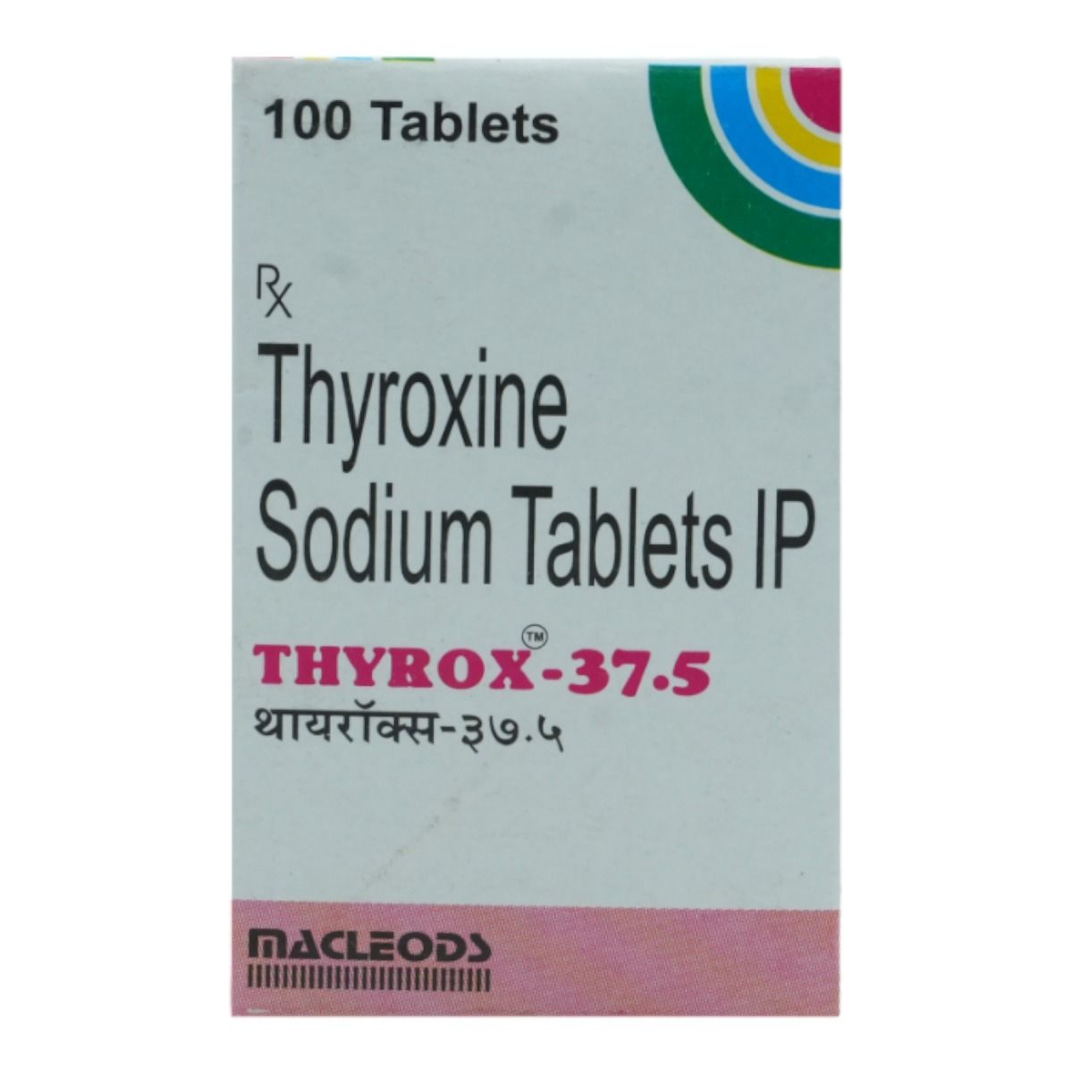 Thyrox 37.5mcg Tablet 100's Price, Uses, Side Effects, Composition ...
