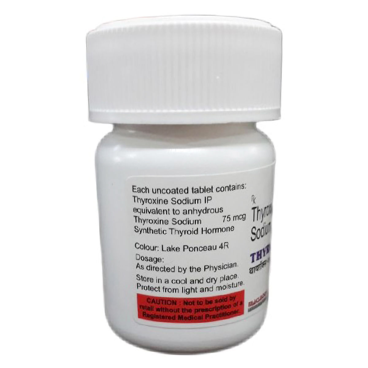 Thyrox 75 mcg Tablet 120's Price, Uses, Side Effects, Composition ...