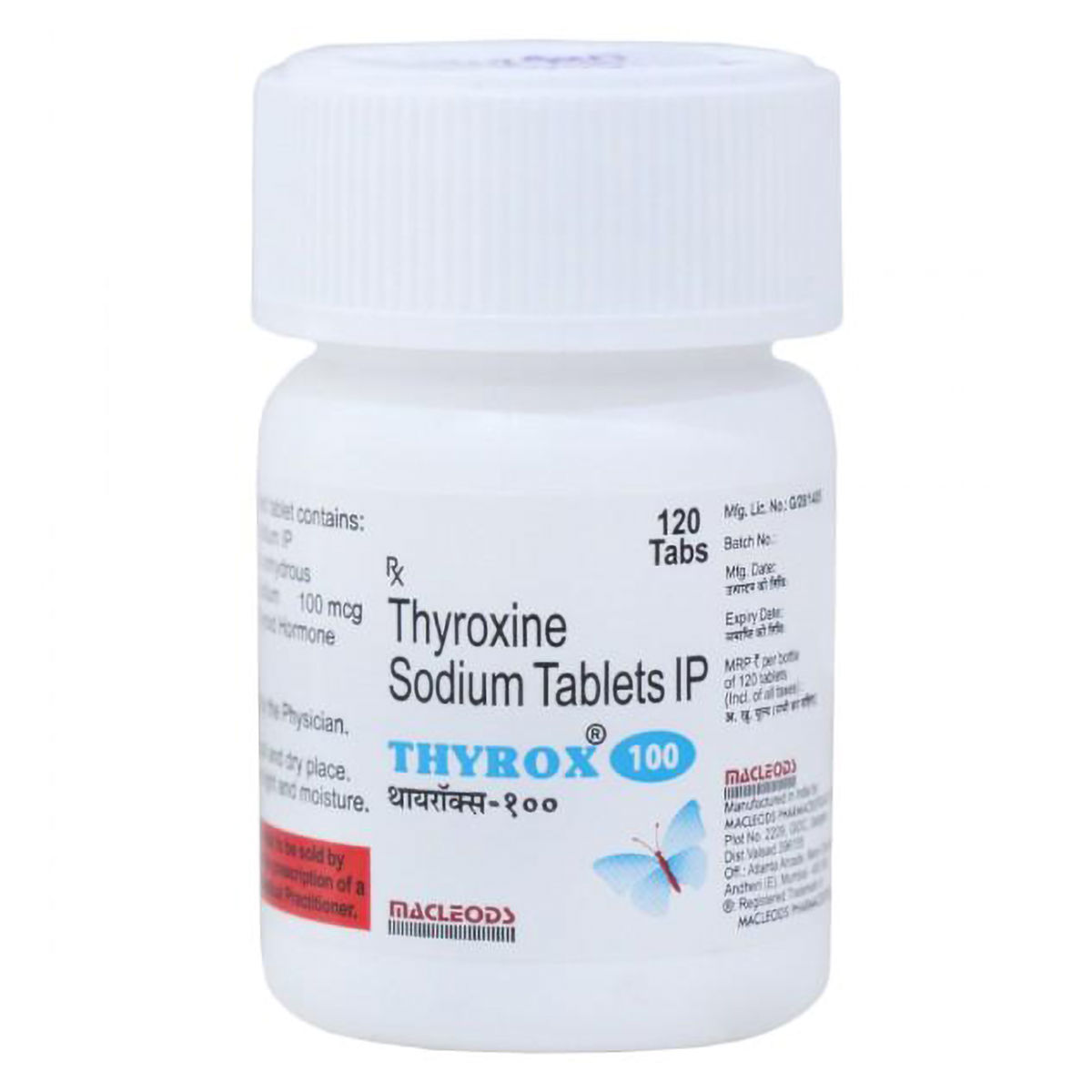 Thyrox 100 mcg Tablet | Uses, Side Effects, Price | Apollo Pharmacy