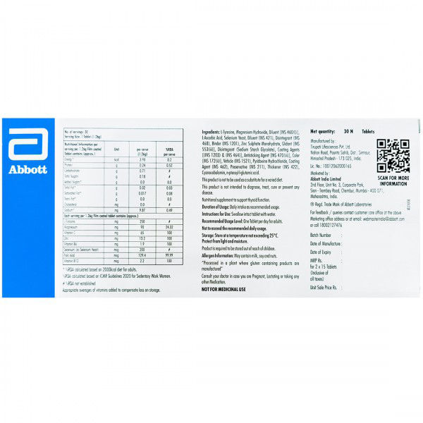 Thyrowel Plus Tablet | Uses, Side Effects, Price | Apollo Pharmacy