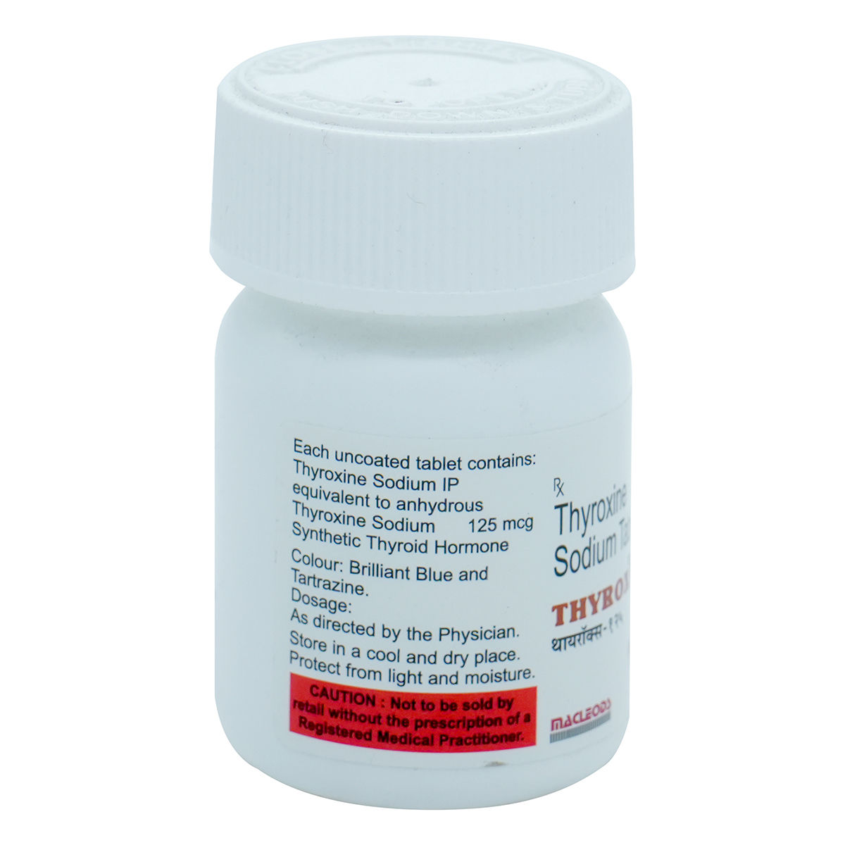 Thyrox 125 Tablet | Uses, Side Effects, Price | Apollo Pharmacy
