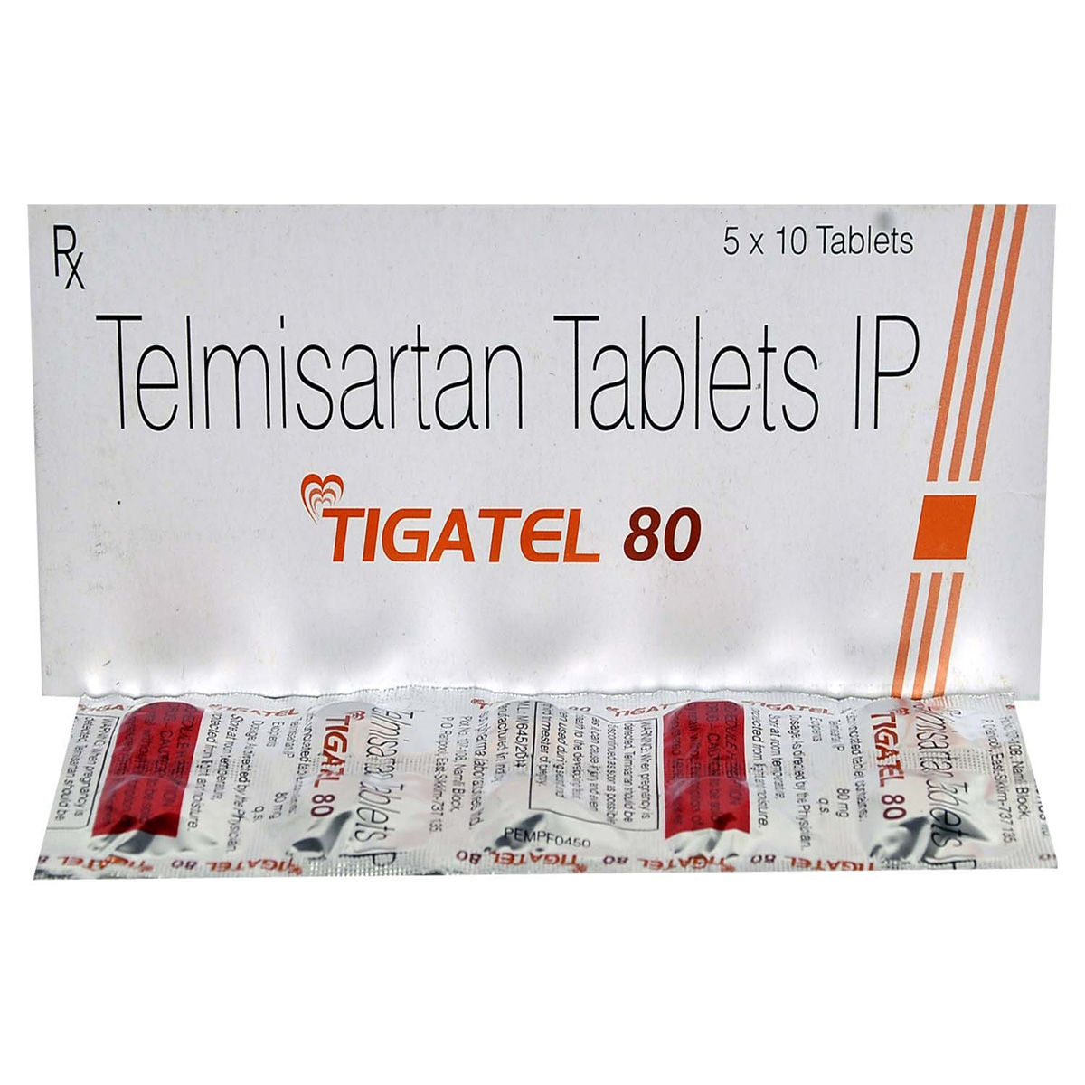Tigatel 80 Tablet | Uses, Side Effects, Price | Apollo Pharmacy