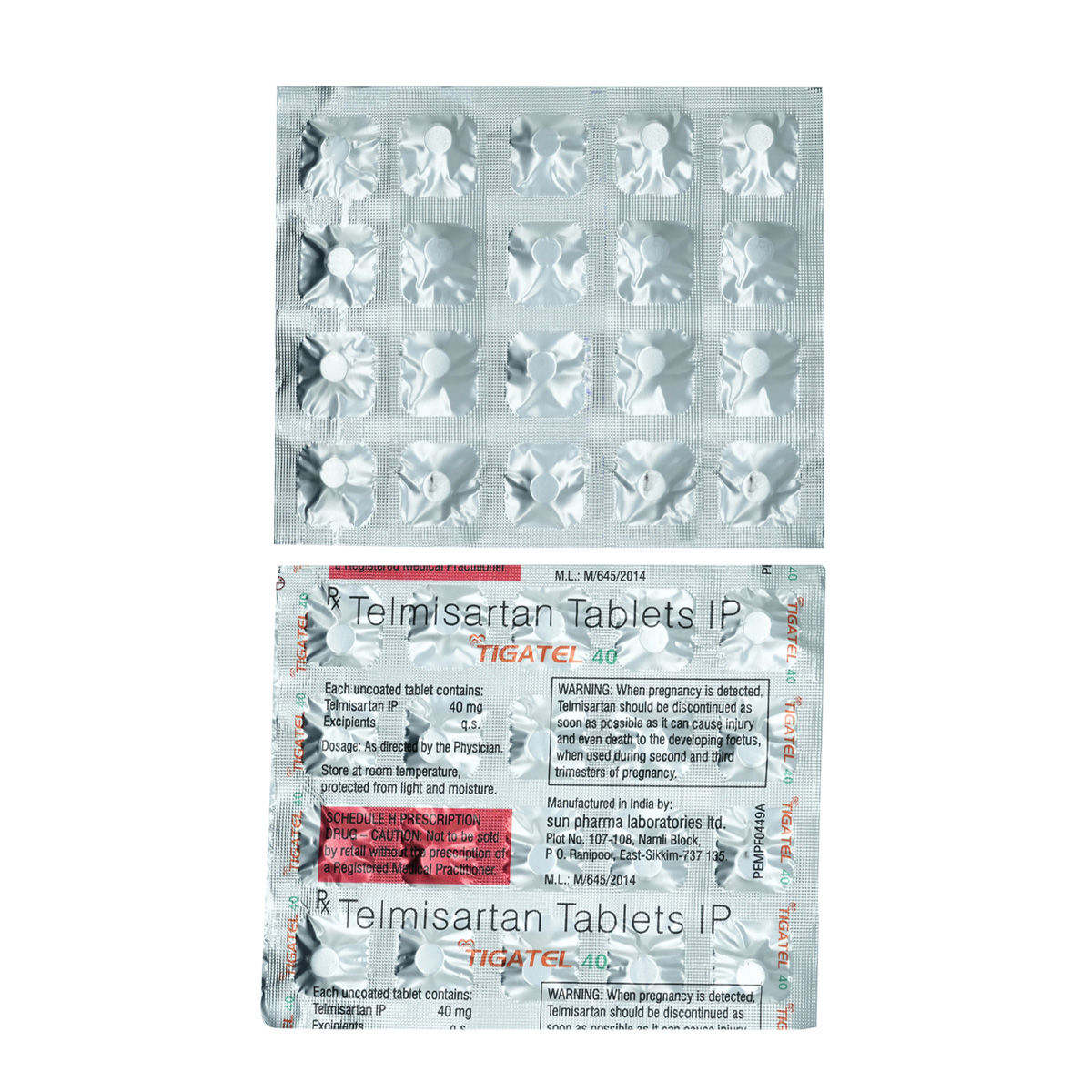 Tigatel 40 Tablet | Uses, Side Effects, Price | Apollo Pharmacy