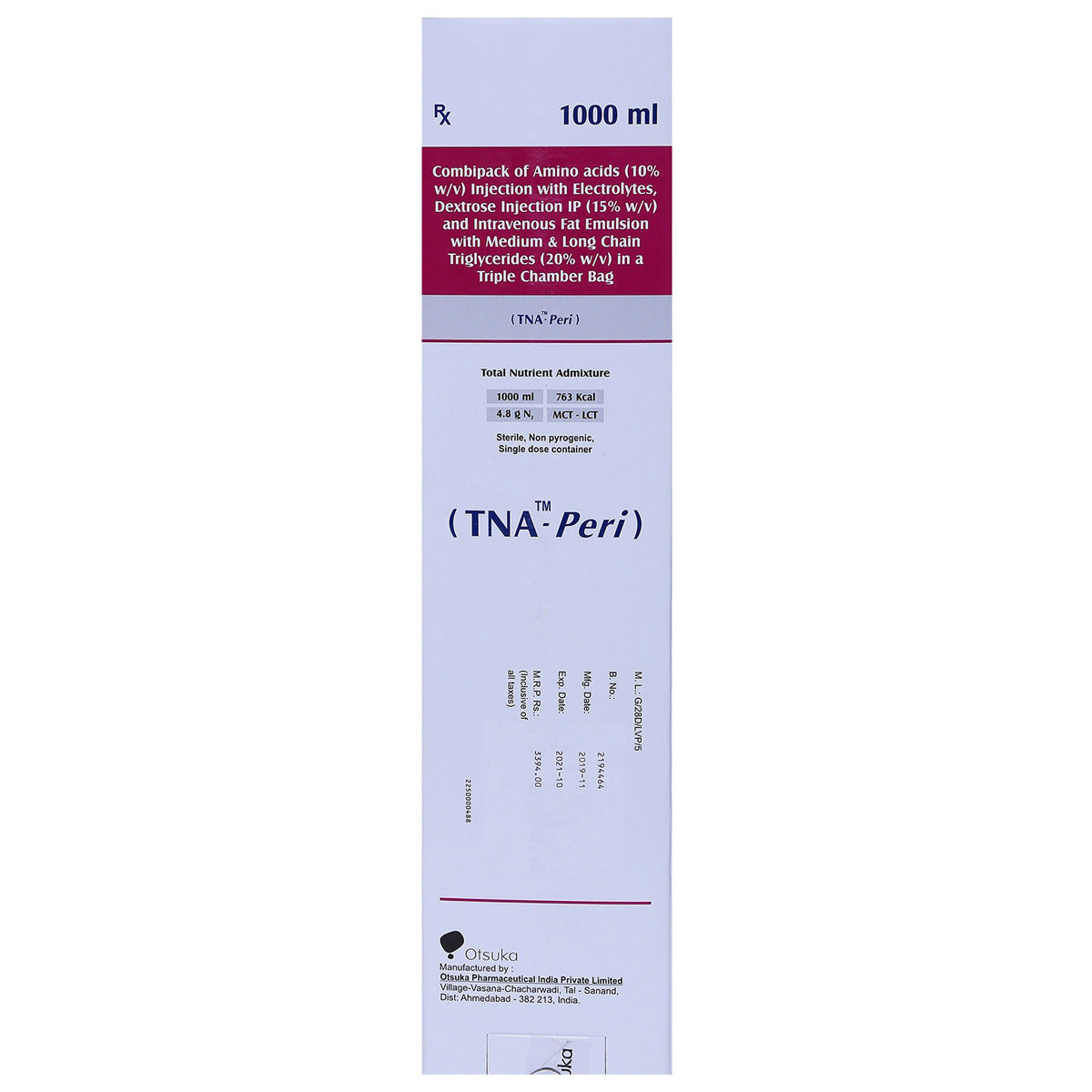 T N A Peri 1000 ml | Uses, Side Effects, Price | Apollo Pharmacy