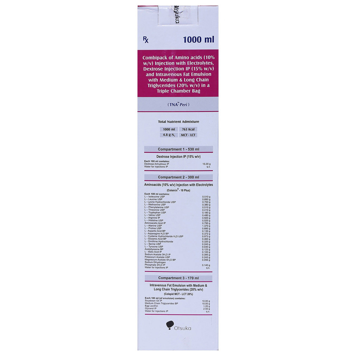 TNA Peri Injection 1000 ml | Uses, Side Effects, Price | Apollo Pharmacy